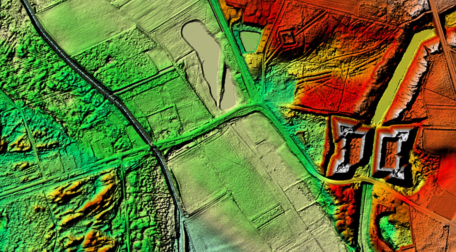 Waar liggen de schansen? - Fossa Eugeniana Arcen